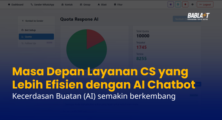 Bablast: Masa Depan Layanan CS yang Lebih Efisien dengan AI Chatbot ...